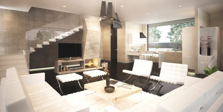 Contemporary Style Interior Design for Homes Ideas