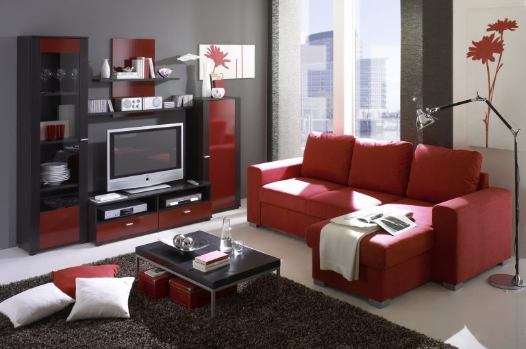 Red Living Room Ideas to Decorate Modern Living Room Sets