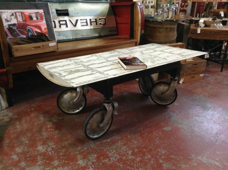 Airplane Wing Coffee Table