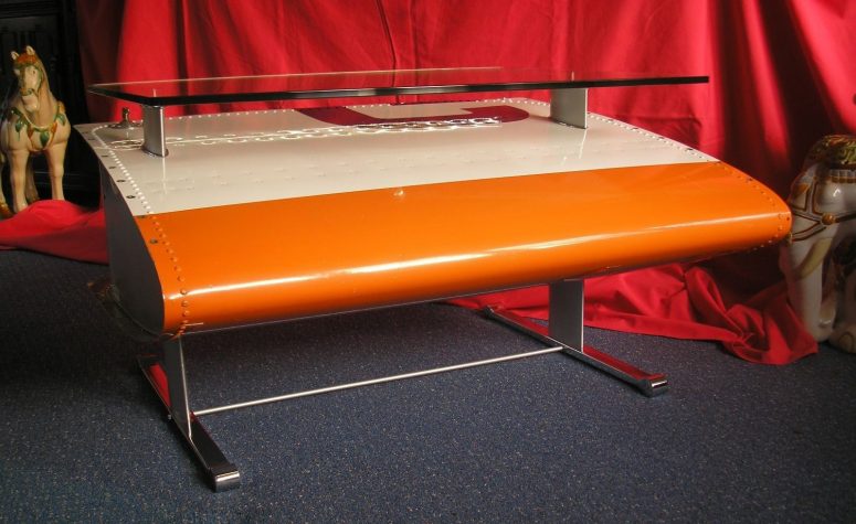 Airplane Wing Coffee Table