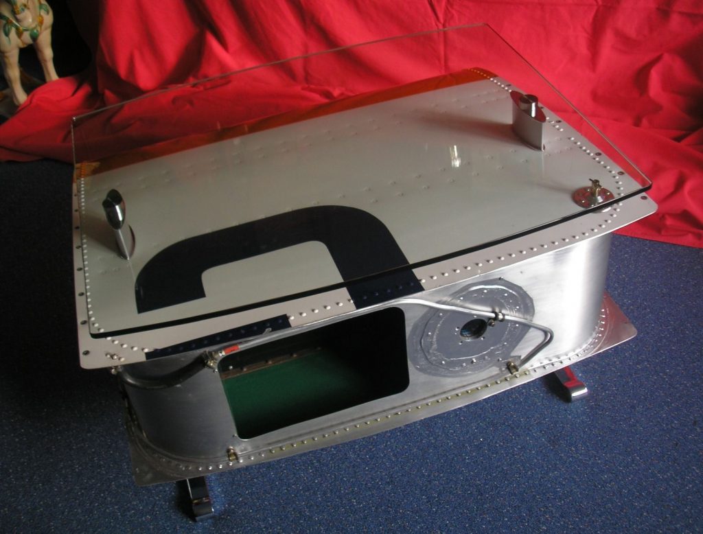 Airplane Wing Coffee Table