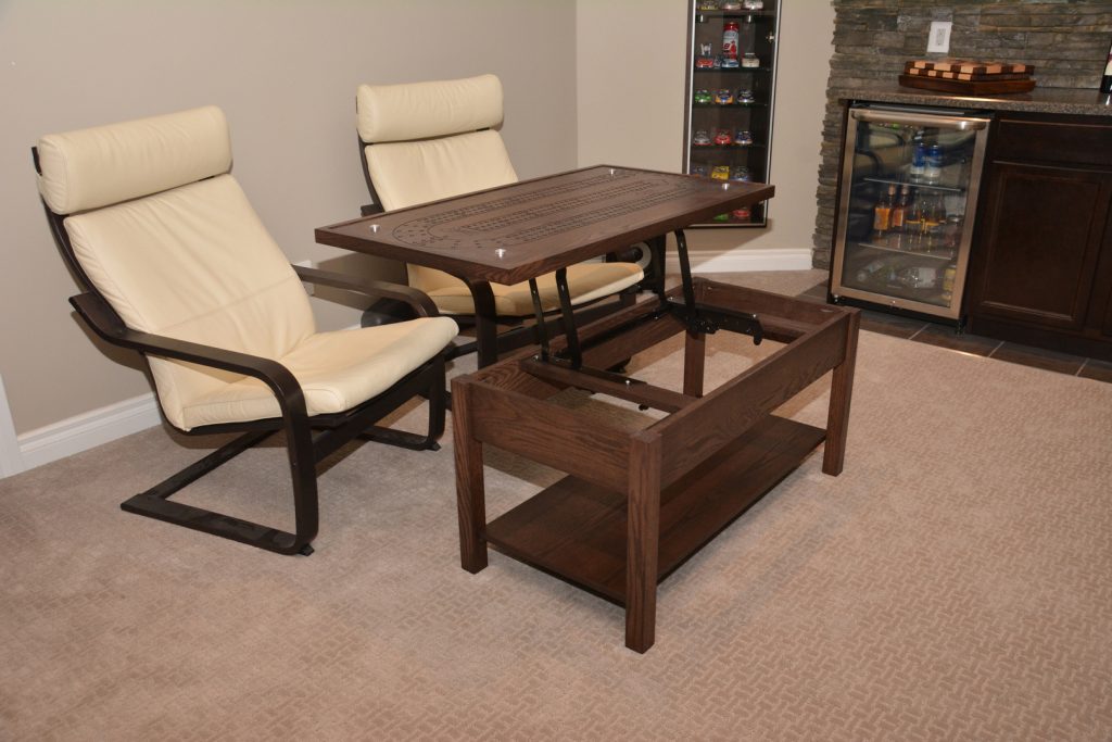 Cribbage Board Coffee Table