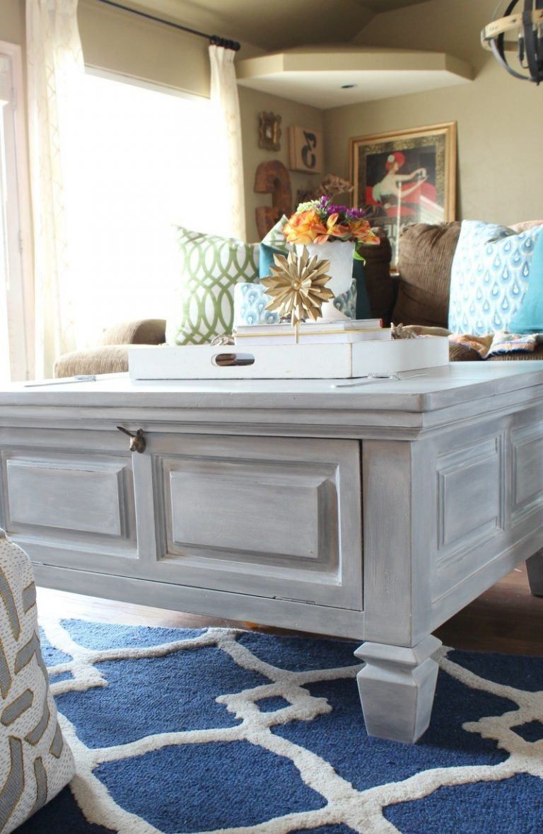 Grey Wash Coffee Table Furniture