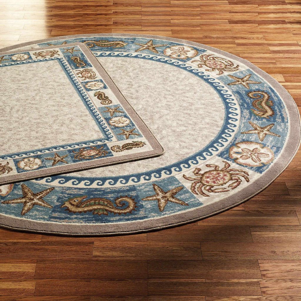 Coastal Kitchen Rugs Themed