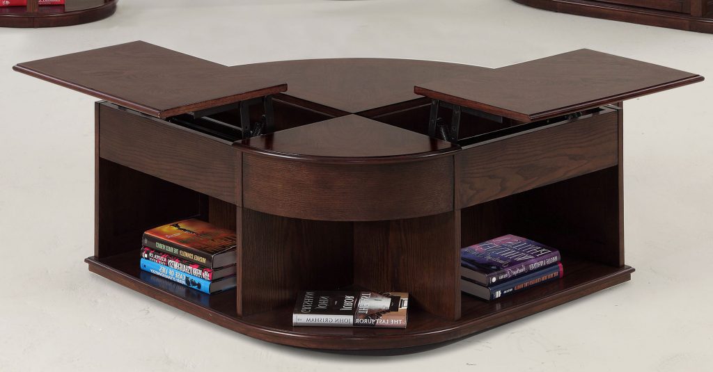Double Lift Top Coffee Table in Regal Walnut