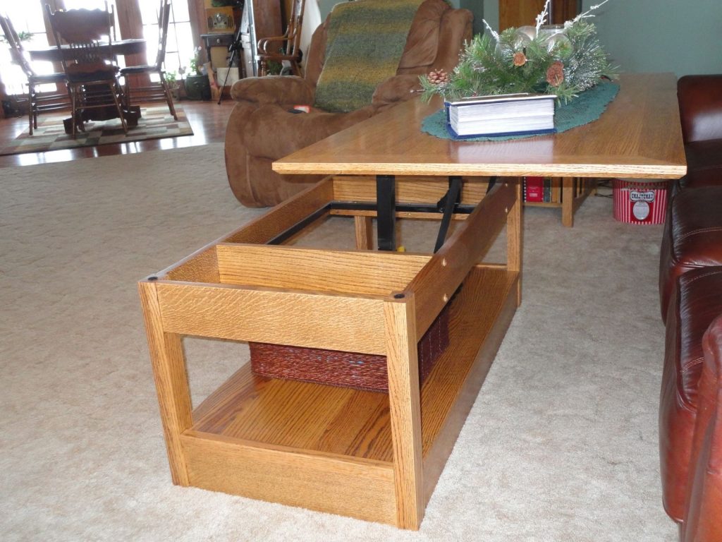Pull Up Coffee Table Design