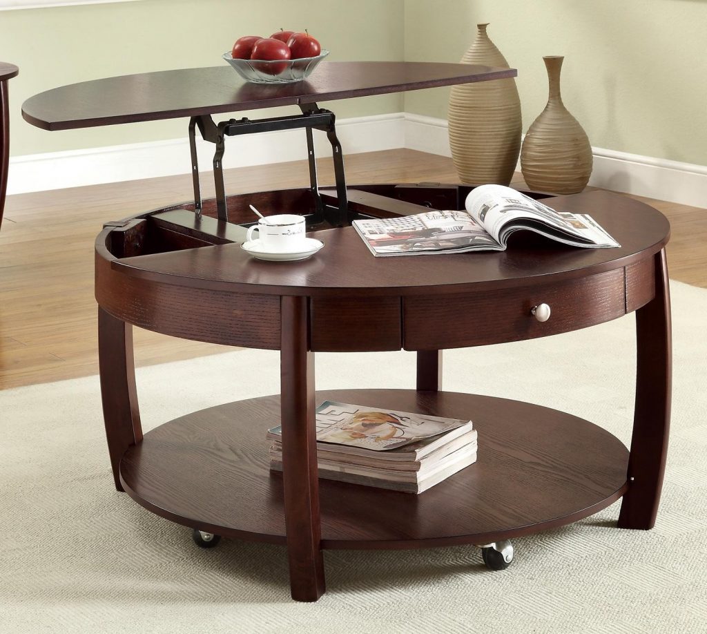 Pull Up Coffee Table Design