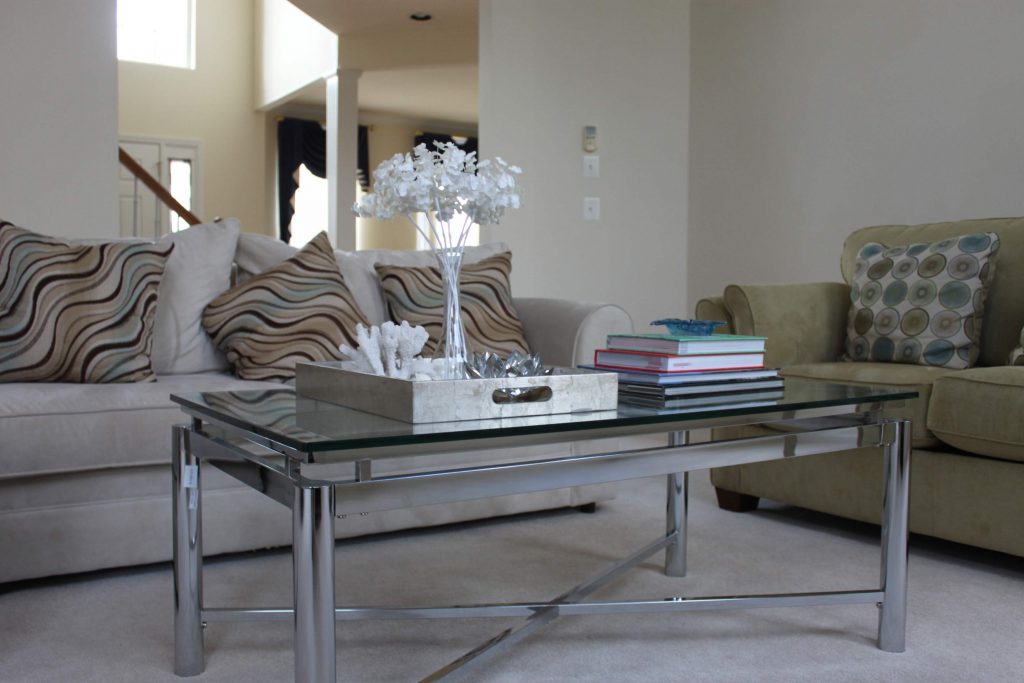 Square Acrylic Coffee Table