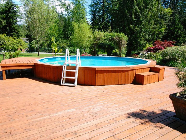Rectangular Above Ground Swimming Pools Ideas To Decorate Your Backyard